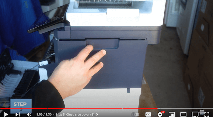 Step By Step Guide Replacing Toner In The Xerox Versalink C410 C415